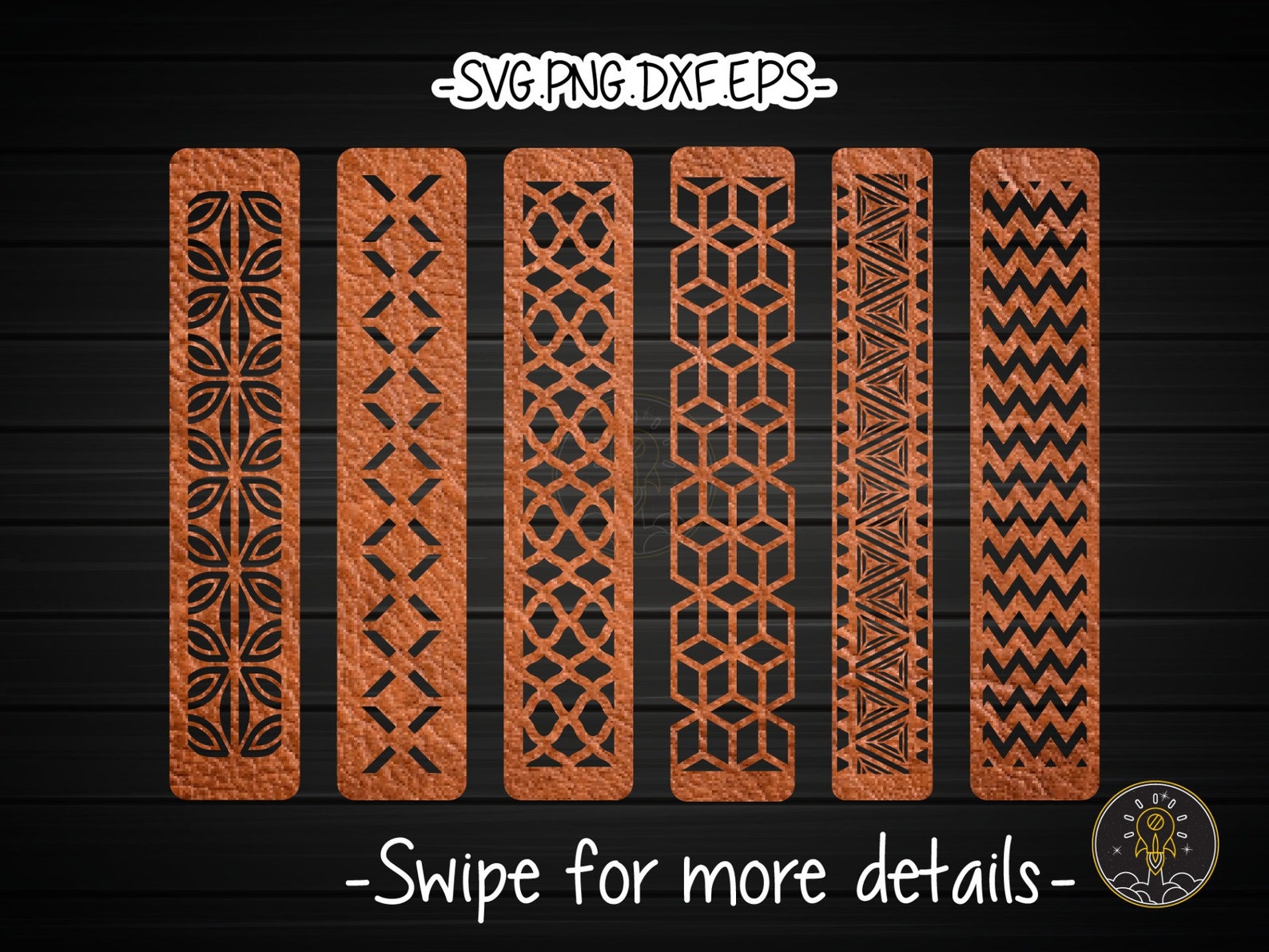 Leather Cuff Bracelet Template SVG Laser Cut File - Etsy