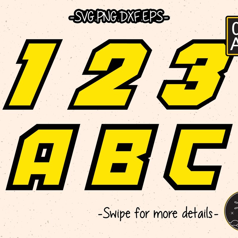 Supercross Font Svg - Etsy
