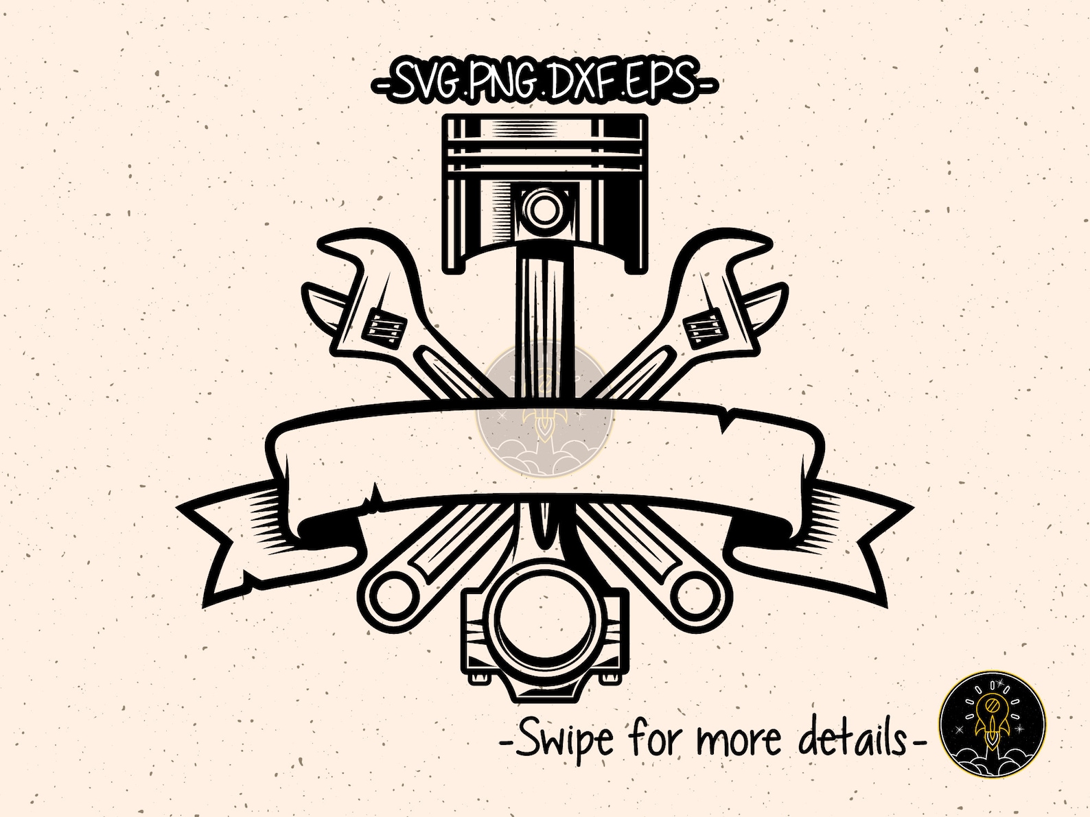 Piston Car Mechanic Garage Repair Tools SVG Cut File Cricut Clipart - Etsy