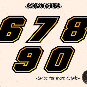 Motocross Supercross Racing Nascar Numero Lettera Carattere Alfabeto ...