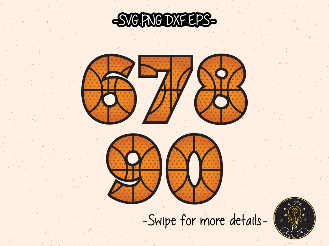 Basketball Team Number Letter Font Alphabet SVG Cut File - Etsy