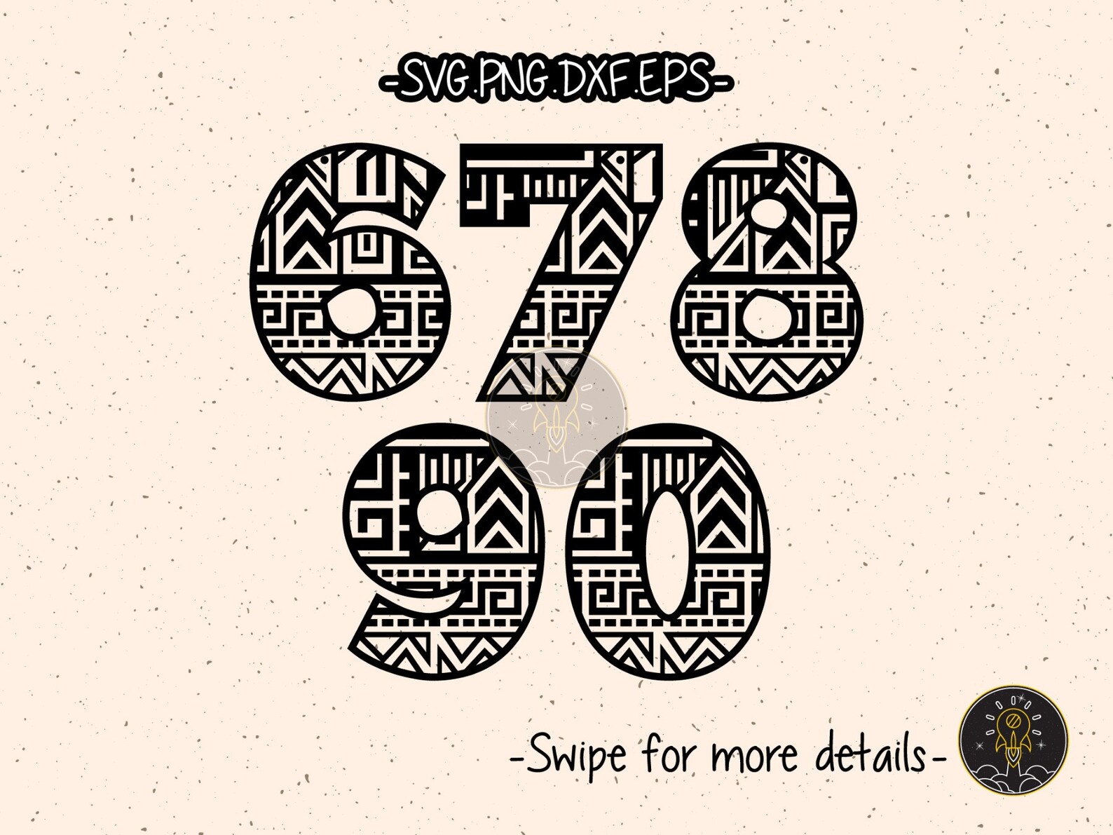Aztec Number Letter Font Alphabet SVG Cut File Cricut Clipart - Etsy