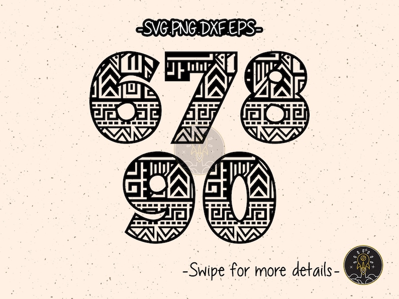 Aztec Number Letter Font Alphabet SVG Cut File Cricut Clipart - Etsy