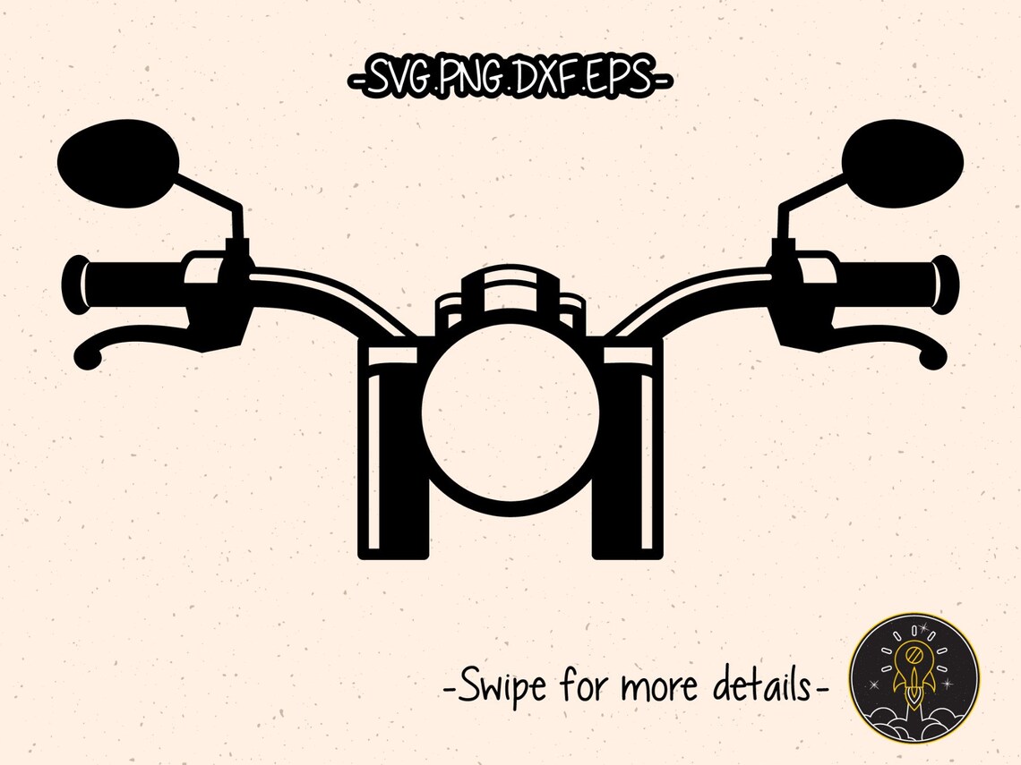 Moto Rider Biker Motorcycle Monogram Frame SVG Vector - Etsy