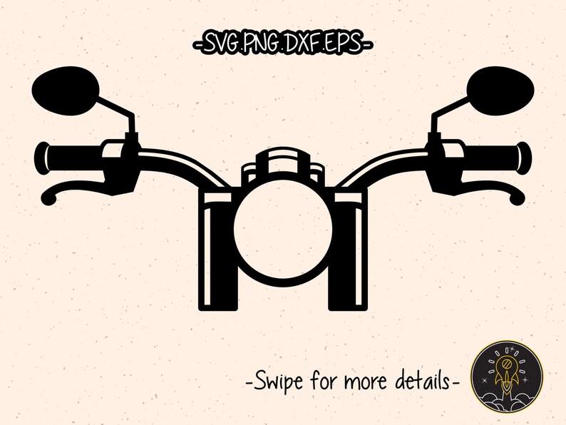 Moto Rider Biker Motorcycle Monogram Frame SVG Vector | Etsy