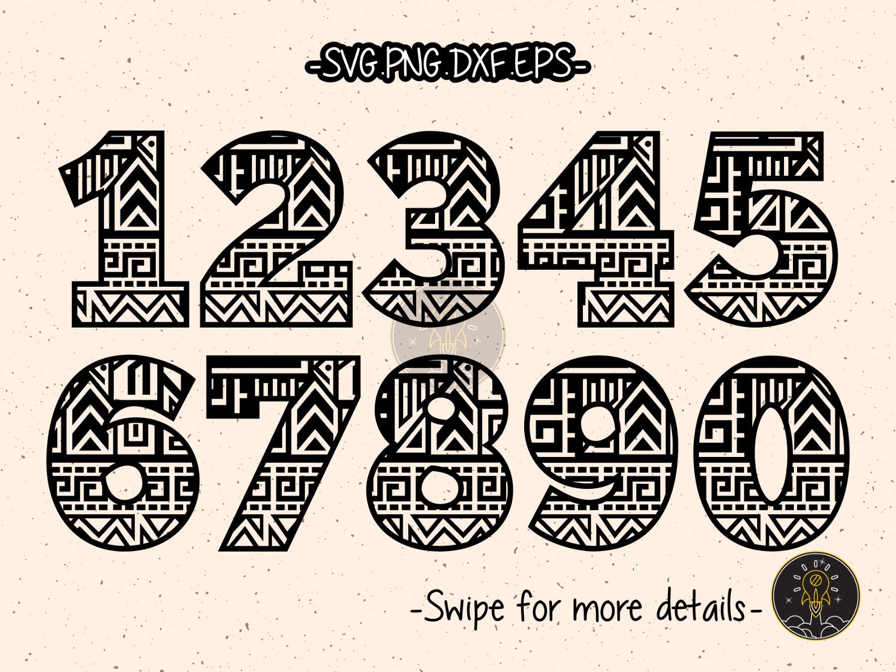 Aztec Number Letter Font Alphabet SVG Cut File Cricut Clipart - Etsy UK