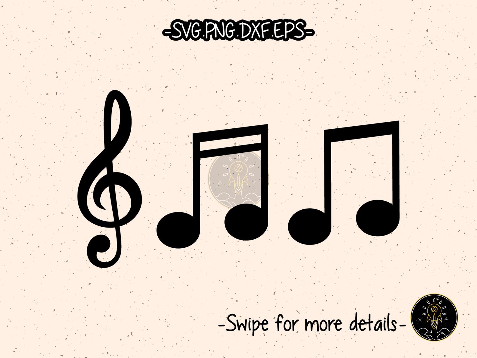 Musical Music Notes SVG Cut File Cricut Clipart - Etsy