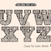 Aztec Number Letter Font Alphabet SVG Cut File Cricut Clipart - Etsy
