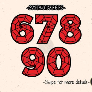 Spiderweb Spider Number Letter Font Alphabet SVG Cricut Cut File ...