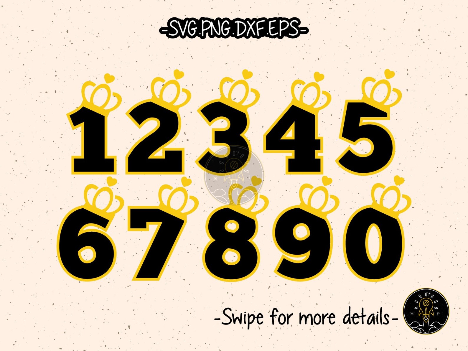 Birthday Princess Baby Girl Number SVG Cut File Cricut Clipart - Etsy