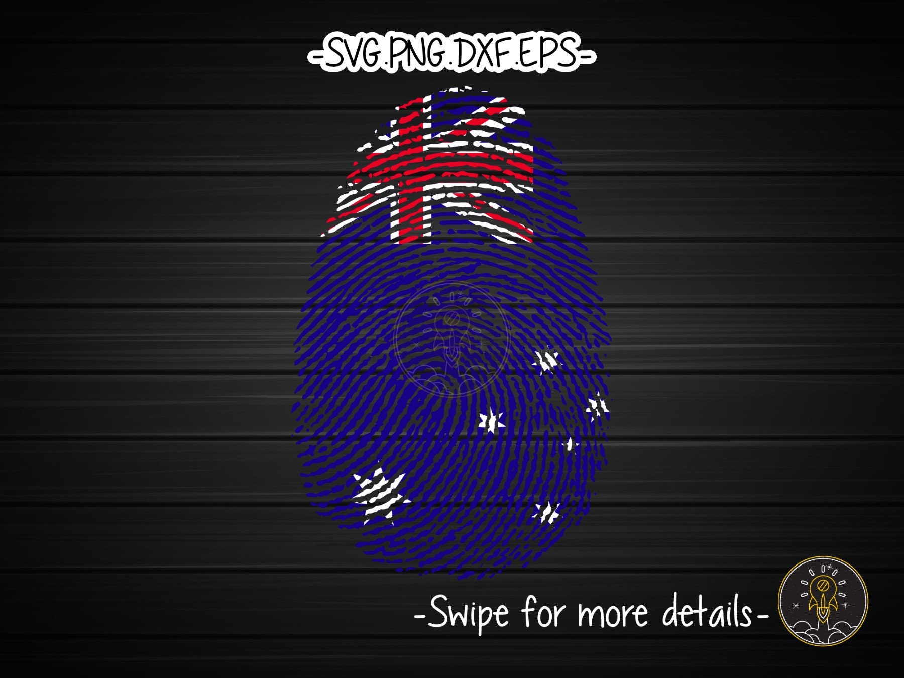 Australia Flag DNA Fingerprint SVG Cut File Cricut Clipart - Etsy Australia