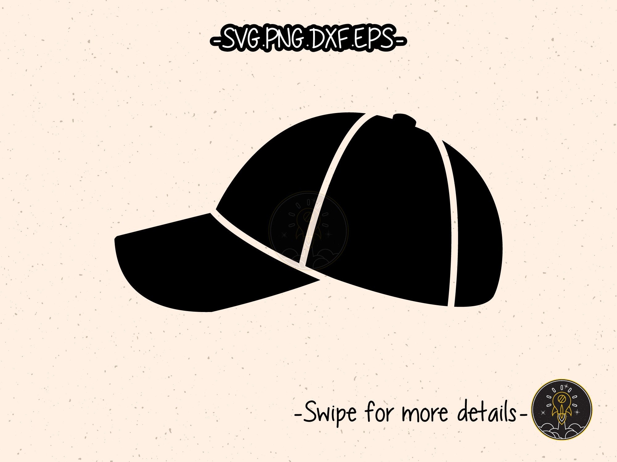 Baseball Cap Trucker Hat Trucker SVG Silhouette Cameo Cricut - Etsy