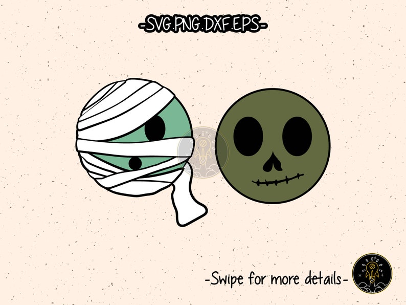 Monster Halloween Emoji SVG Bundle Cricut Cut File Clipart - Etsy