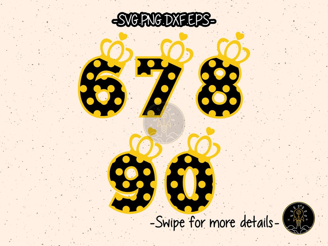 Birthday Princess Baby Girl Number SVG Cut File Cricut Clipart - Etsy