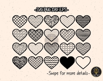 Valentine love in Heart SVG Cut File Heart Clip Art Svg Png Dxf Eps - Etsy