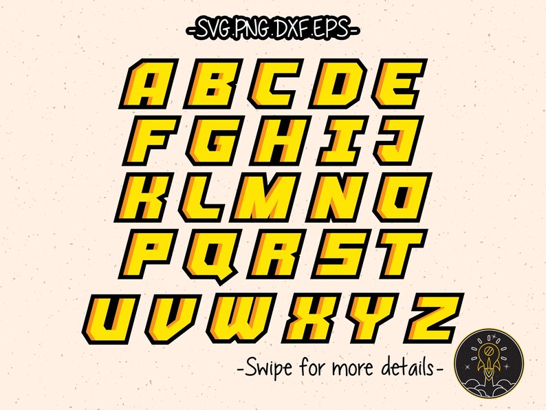 Supercross Motocross Racing Nascar Numbers Letters Font | Etsy