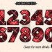 Lumberjack Flannel Buffalo Plaid Numbers SVG Cut File Cricut Clipart - Etsy