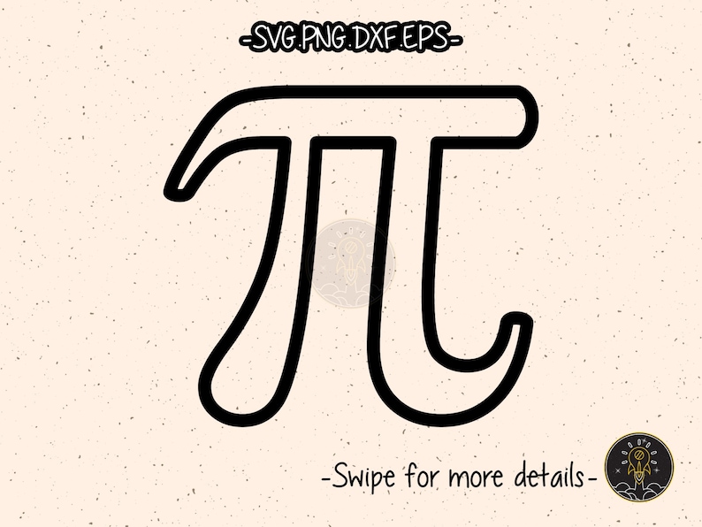 Pi Symbol Mathematics SVG Cut File Cricut Clipart - Etsy