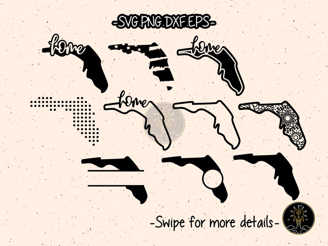 Florida USA State SVG Cut File Cricut Clipart - Etsy