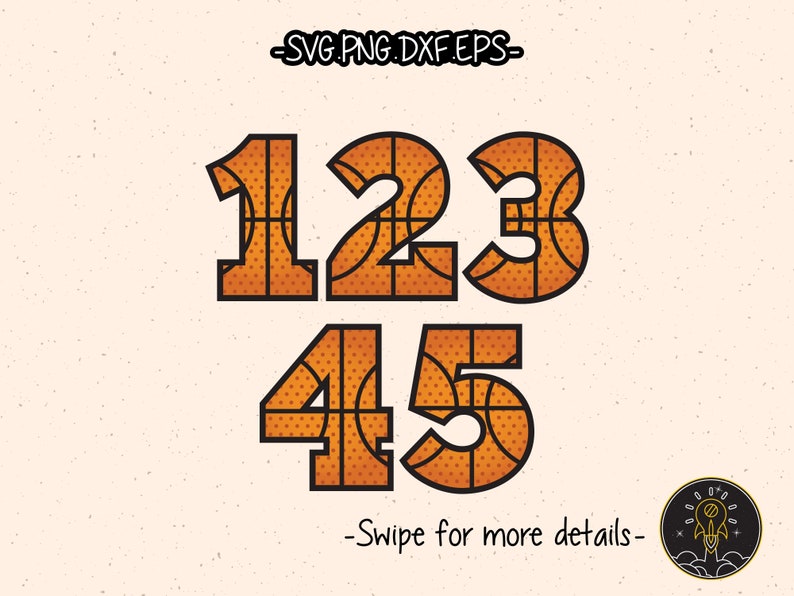 Basketball Team Number Letter Font Alphabet SVG Cut File - Etsy