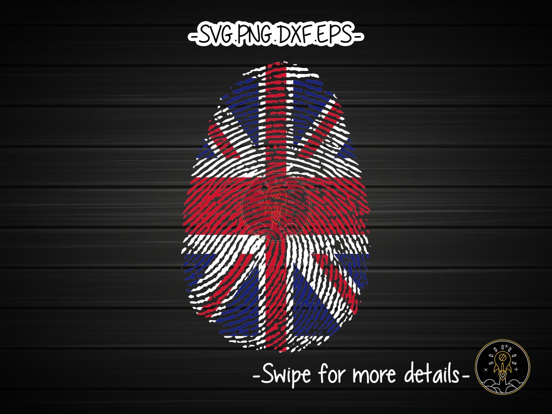 Union Jack SVG United Kingdom UK Flag DNA Fingerprint Cut File - Etsy ...