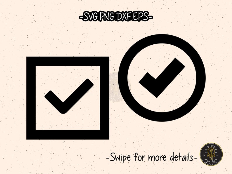Check Mark Tick Mark Check Box Cross Mark SVG Cut File Cricut - Etsy