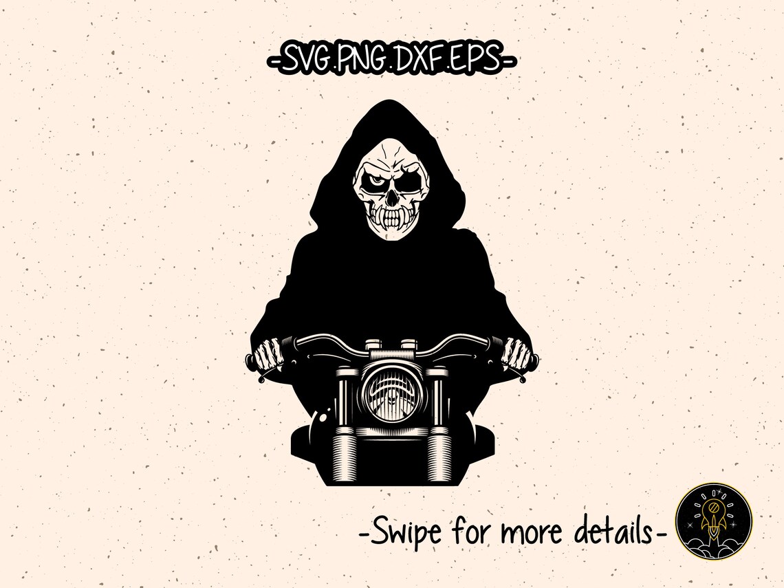 Truck Driver SVG Biker Cricut Skull Skeleton Cut File Clipart - Etsy