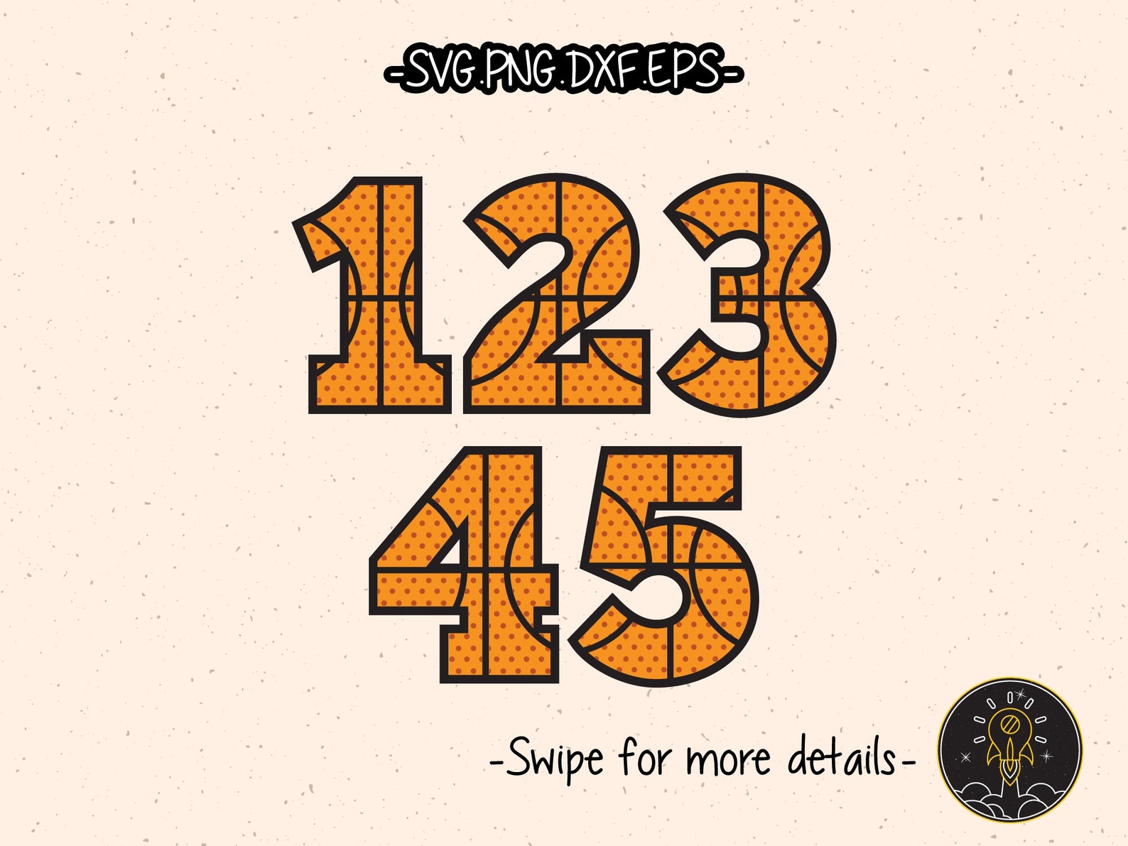 Basketball Team Number Letter Font Alphabet SVG Cut File - Etsy