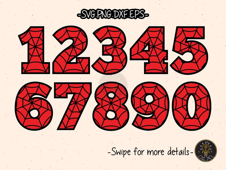 Spiderweb Spider Number Letter Font Alphabet SVG Cricut Cut File ...