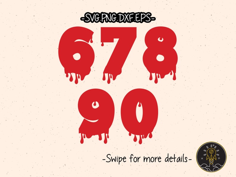 Bloody Blood Dripping Halloween Numbers Letter Font Alphabet - Etsy