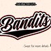 Bandits Baseball SVG Cut File Cricut Clipart - Etsy