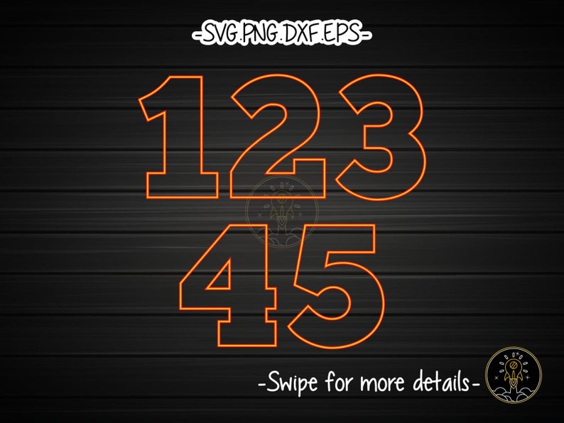 Neon Letter Font Alphabet Number SVG Cut File Cricut Clipart - Etsy