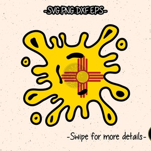Flag of New Mexico SVG Heart Sunflower Cut File Cricut Clipart - Etsy