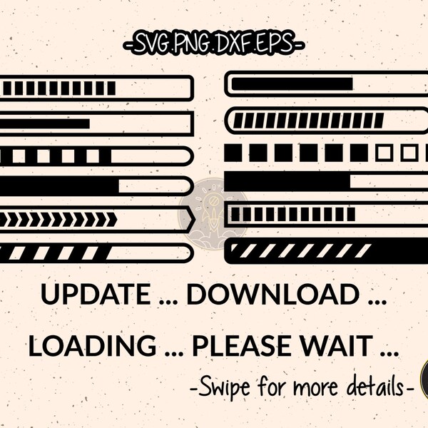 Loading Bar Svg - Etsy