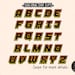 Motocross Supercross Racing Nascar Number Letter Font Alphabet SVG Cut ...