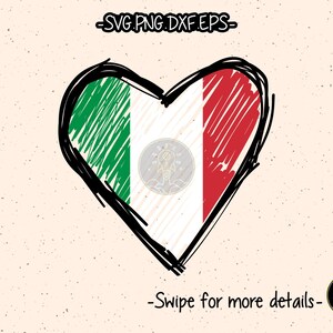 Italy Flag Heart Sunflower SVG Cut File Cricut Clipart - Etsy