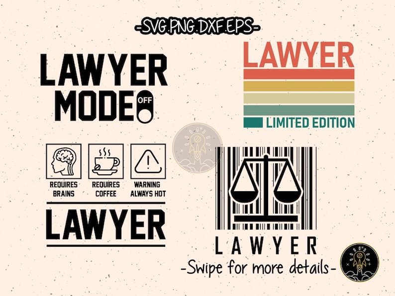 Lawyer SVG T-shirt Vector Cricut Cut File Silhouette Cameo - Etsy
