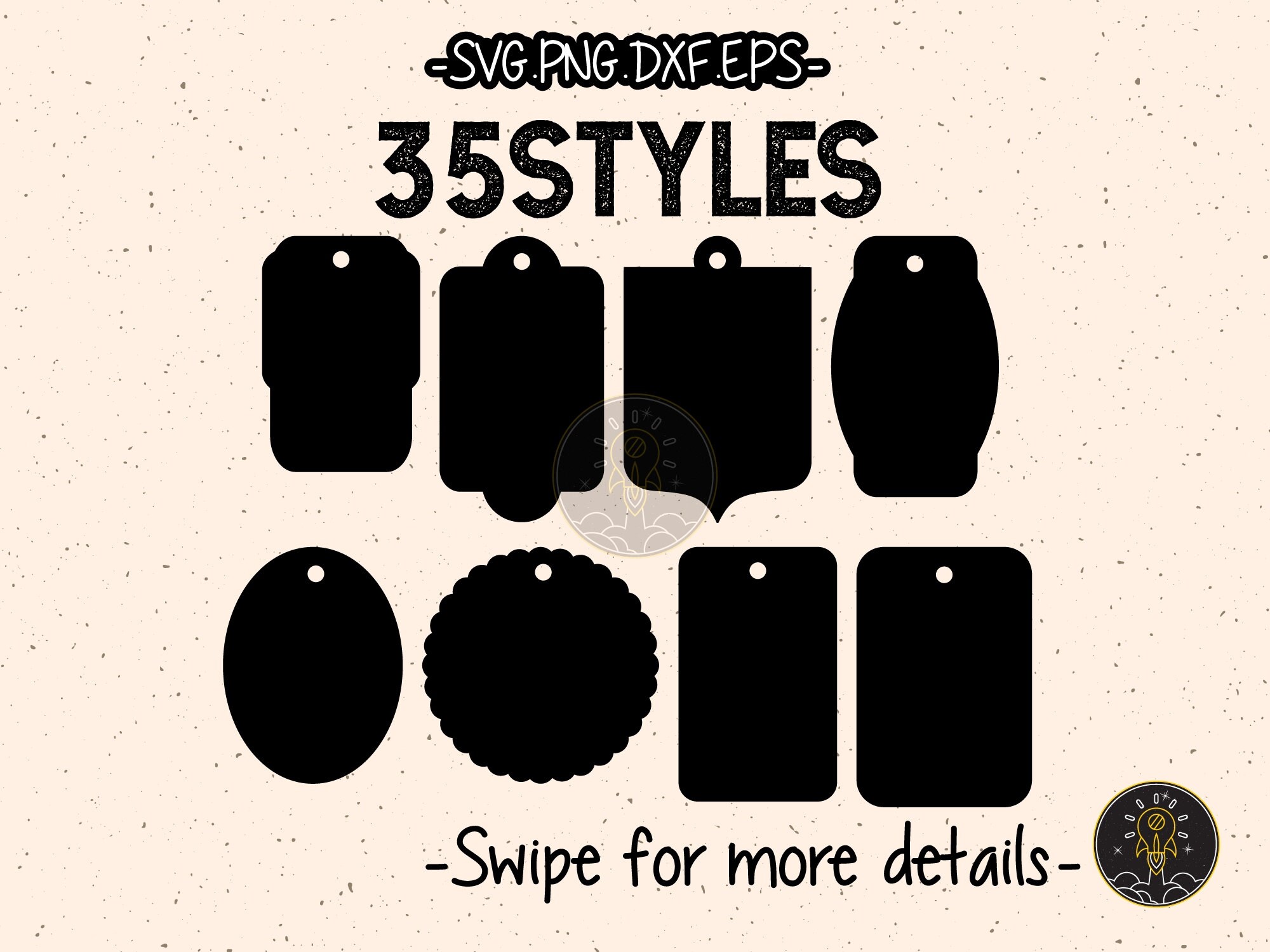 Gift Tag Price Tags Template SVG Laser Cut File Vector Cricut - Etsy