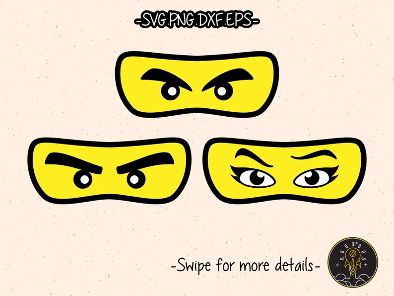 Ninja Eyes Mask SVG Cricut Cut File Clipart - Etsy