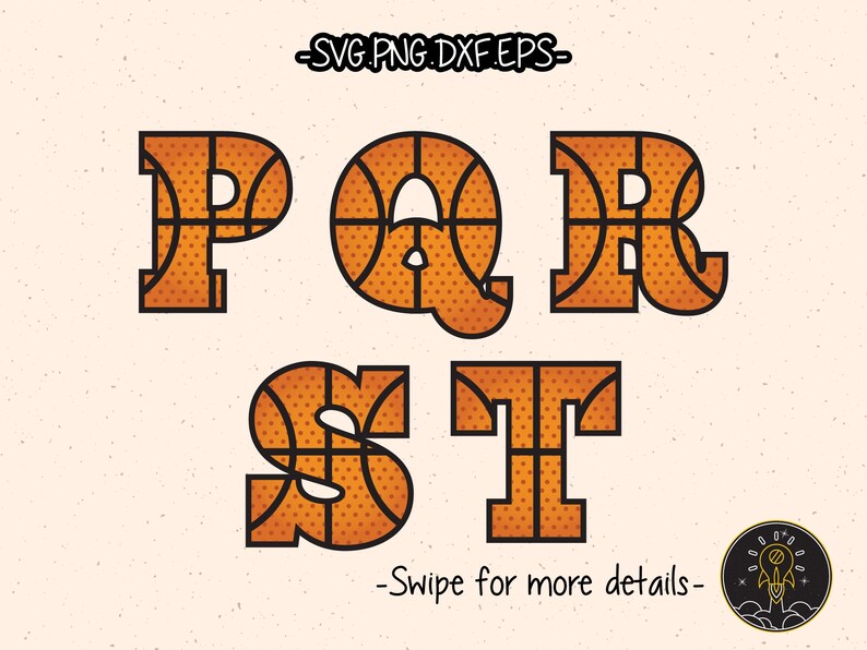 Basketball Team Number Letter Font Alphabet SVG Cut File Cricut - Etsy