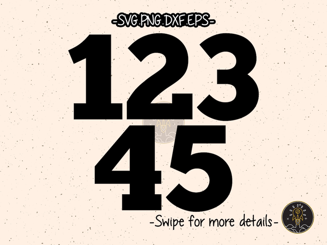 Birthday Party Numbers SVG Cut File Cricut Clipart - Etsy