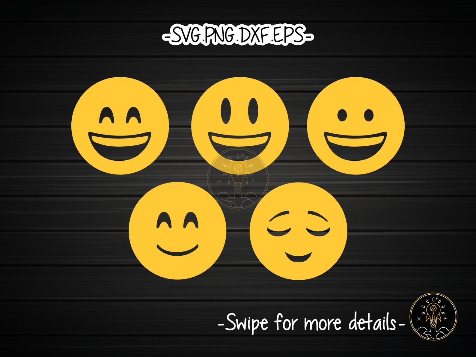 Basic Emoji Emoticon SVG Cut File Cricut Clipart - Etsy