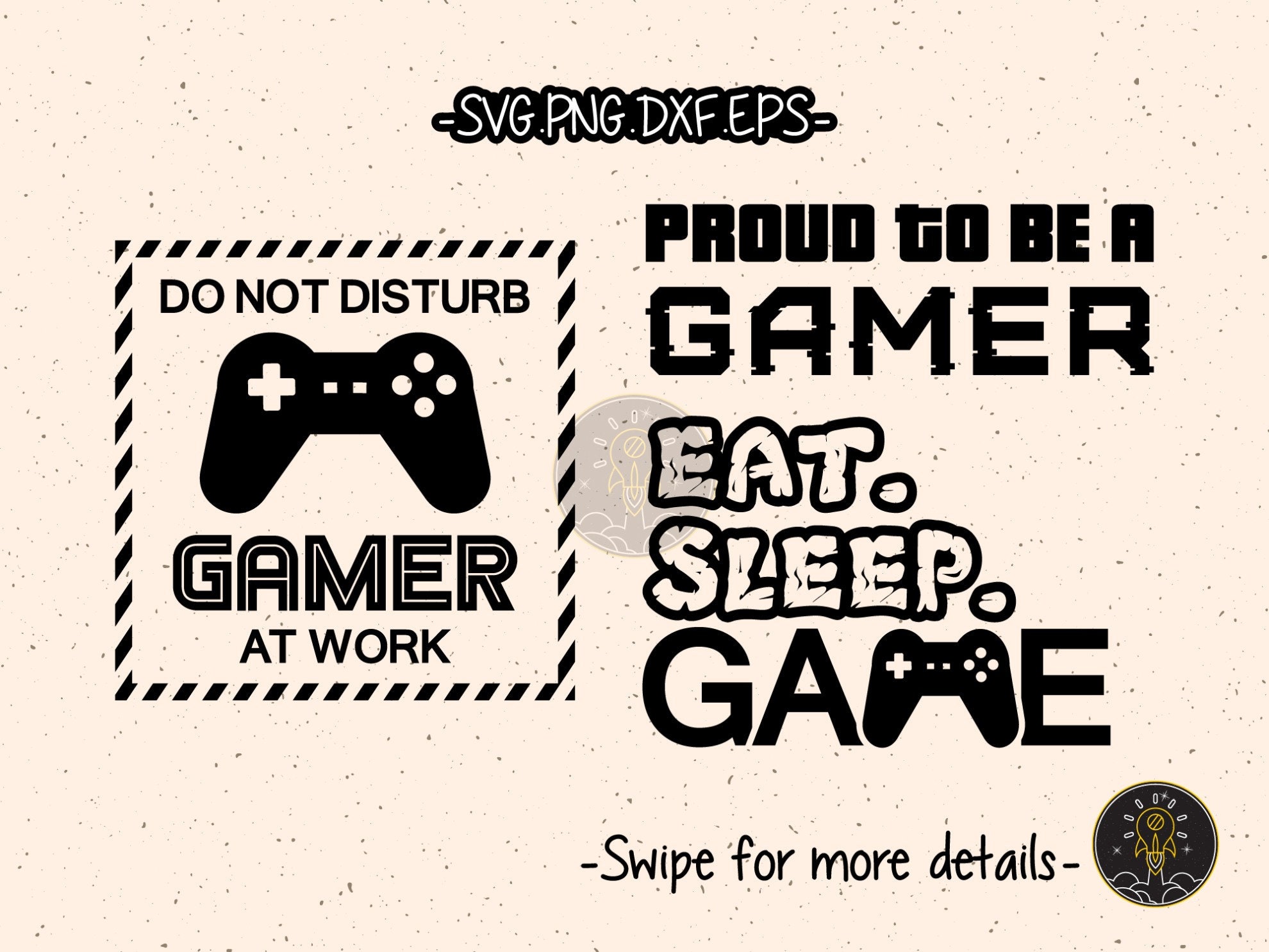 Gamer Gaming Video Game SVG Cut File Vector Cricut Silhouette - Etsy Canada