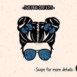 Tech Family Life SVG Dad Mom Boy Girl Circuit Board Cricut Cut File ...