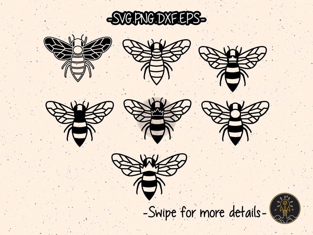 Queen Bee SVG Cut File Cricut Clipart - Etsy