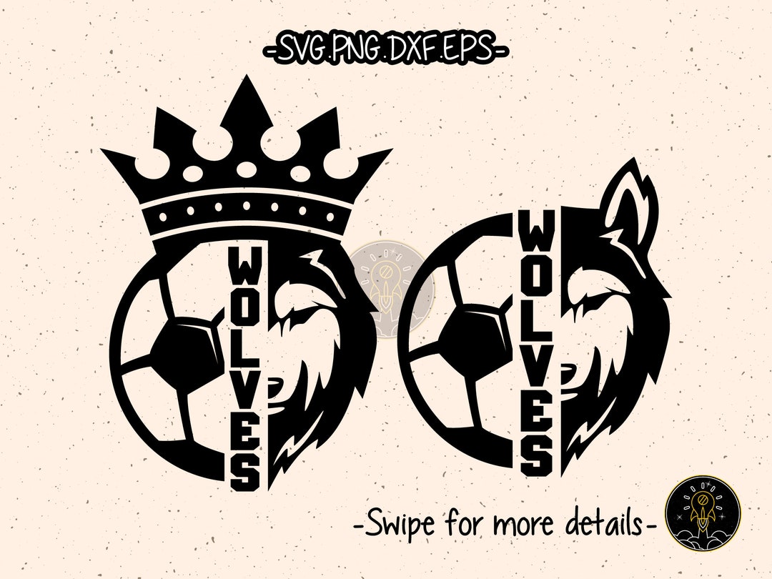 Wolves Wolf Team Soccer Football SVG Cut File Cricut Clipart - Etsy