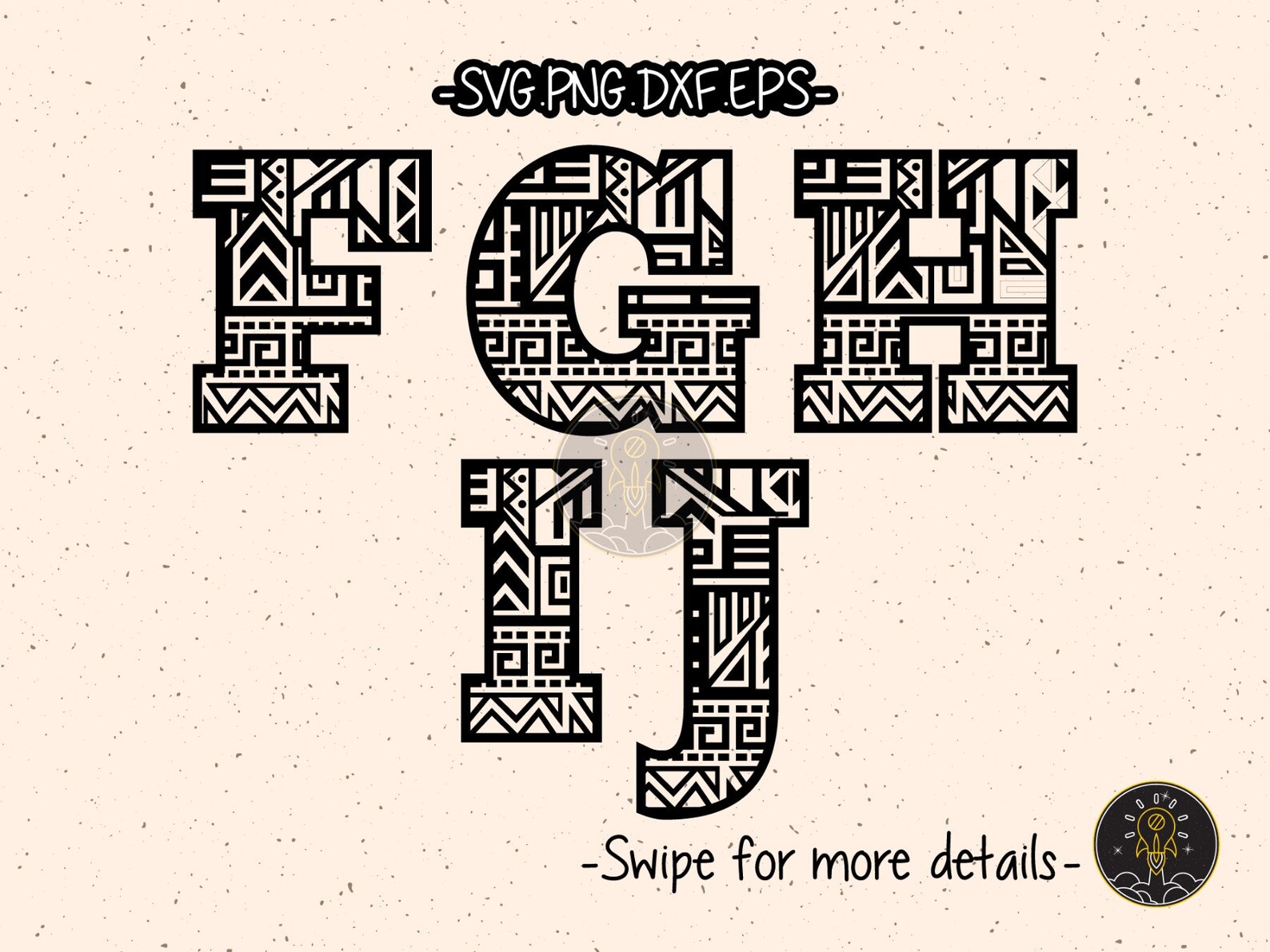 Aztec Number Letter Font Alphabet SVG Cut File Cricut Clipart - Etsy