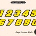 Supercross Motocross Racing Nascar Number Letter Font Alphabet SVG Cut ...