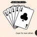 Ace Casino Playing Cards Royal Flush Poker SVG Cut File Cricut Clipart ...