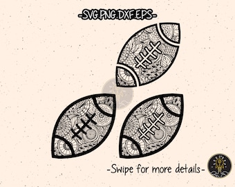 Football Zentangle - Etsy